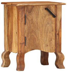 287336 vidaXL Noční stolek 40 x 30 x 50 cm masivní sheeshamové dřevo