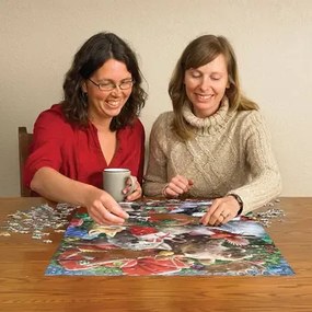 COBBLE HILL Rodinné puzzle Sváteční přátelé / 350 dílků / od 9 let