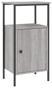 vidaXL Noční stolek šedý sonoma 41 x 31 x 80 cm kompozitní dřevo