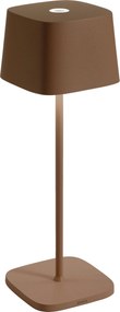 Bezdrátová lampa Ofelia Pro s nastavením teploty barvy světla 29 cm hnědá
