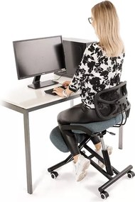 Ergonomická klekačka RUFUS –  šedá