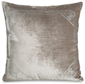 DEKORAČNÍ POVLAK NA POLŠTÁŘ ROYAL9 45X45 CM BÉŽOVÁ