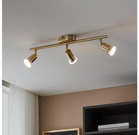 Eglo 33186 - LED Bodové svítidlo BUZZ-LED 3xGU10/2,8W/230V 3000K zlatá 33186
