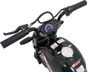 Ramiz Dětská motorka SUPERMOTO, černá