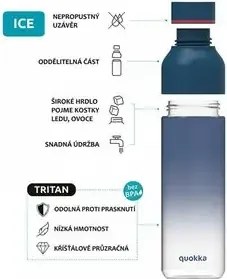 Quokka Dětská láhev Ice lesní zvířátka 430 ml