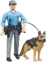 Bruder 62150 Policista se psem / 1:16 / od 4 let