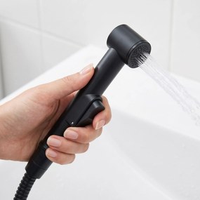 Rea Lungo, umyvadlová baterie s bidetovou sprškou, černá, REA-B2899