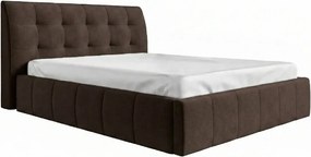 MOS Čalouněná postel LETTO Vogue 180x200 cm Barva látky Vogue: Černá (Vogue 18)