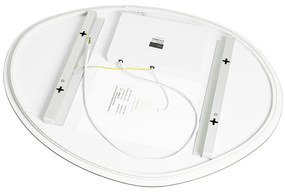 Koupelnové zrcadlo 80 cm vč. LED 3-krokové stmívatelné s dotykem - Biba