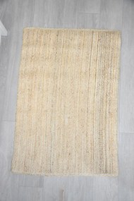 Vingo Obdélníkový jutový koberec - přírodní Rozměry (cm): 120x80