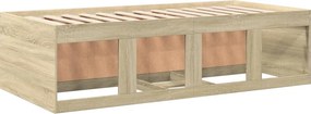Válenda se zásuvkami bez matrace dub sonoma 100 x 200 cm 3280239