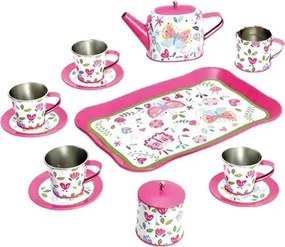 Bino Dětská čajový set růžový / od 3 let