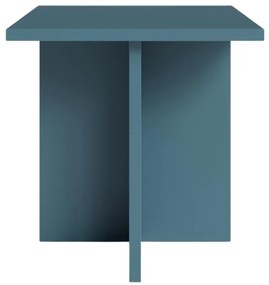 OnaDnes -20% Petrolejově modrý konferenční stolek MOJO MINIMAL 39,5 x 39,5 cm
