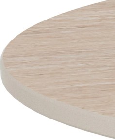 Konferenční stolek Santorini 45 cm travertin/béžový
