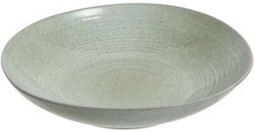 Zelený keramický talíř J-line Dotre 25 cm