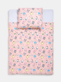 Sinsay - Bavlněná souprava povlečení Hello Kitty - pastelová růžová
