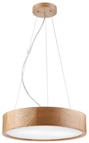 Lustr na lanku OAK 2xE27/60W/230V dub pr. 37 cm