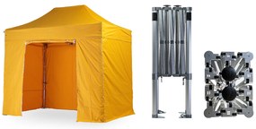 Nůžkový párty stan 2x3 m TENTino BIG HEXAGON EXTREME Barva opláštění: 4A - ŽLUTÁ