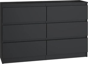 FALCO Komoda Malvína M6 120 černá