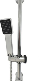 Relax Slim Chrom Sprchový set s baterií - hranatý