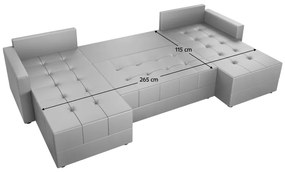 Kondela Univerzální sedací souprava, šedá, DUAN U UNI