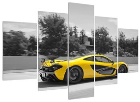 Obraz rychlého auta (150x105 cm)