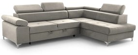 IDZ Rohová sedačka MADRID - 280 x 205 cm Barva látky: Tmavá šedá (Vena 20), Roh sedačky: Pravý