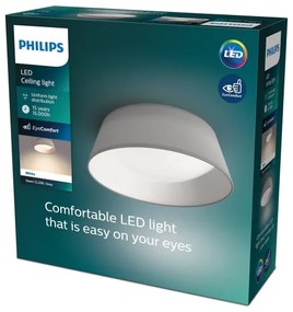 Philips - LED Stropní svítidlo DAWN LED/14W/230V šedá