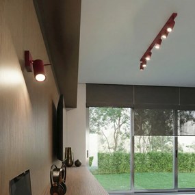Sollux Lighting Stropní svítidlo RING 2 bordó