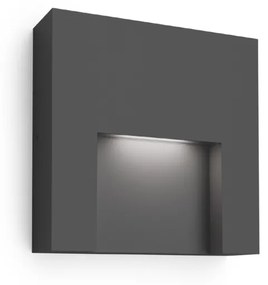 Venkovní nástěnné hranaté svítidlo Reto Wall Outdoor Barva: Antracitově šedá, Délka: 130 mm