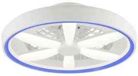 Brilliant - LED RGBW Stropní ventilátor se světlem GAIANO LED/48W/230V bílá + DO