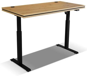 MELTA | psací stůl AR161 | vrchní deska 5,5 cm | ELEKTRICKÁ REGULACE VÝŠKY | 138 cm | artisan