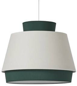 ACB Iluminacion Závěsné svítidlo ASPEN, ⌀ 60 cm, 1xE27 15W Barva: Zelená, Barva montury: Bílá