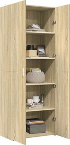 Skříň highboard dub sonoma 70 x 42,5 x 185 cm kompozitní dřevo 3281422