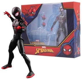 Figurky hrdinů Marvel s vlastním držákem nebo otočným podstavcem Varianta: Ultimate Black SpiderMan + pevný podstavec