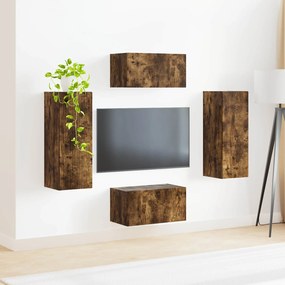 Sestava TV skříněk 2 ks Kouřový dub Kompozitní dřevo 3408975