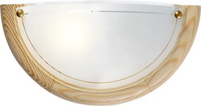 Rabalux UFON nástěnné dřevěné svítidlo 60W/E27/IP20 - světlé dřevo
