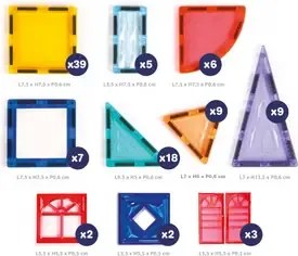 Ludi Magnetická stavebnice XXL 100 ks / od 3 let