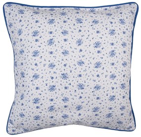 Povlak na polštář s modrými růžičkami Blue Rose Blooming - 40*40 cm
