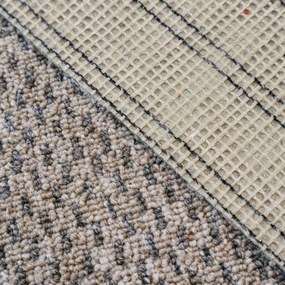 Timzo, Metrážový koberec Rubin 2113 l. beige, na míru, šíře 4m, béžová, ab (mřížka), chodba / předsíň