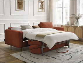 Oranžová rohová pohovka Nouveau Cocoone – Bobochic Paris