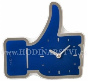 Hodiny NEXTIME 5185bl mini Facebook Like 21cm