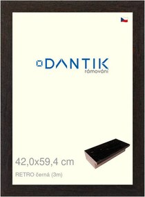 DANTIK rámeček 42x59,4 | RETRO černá (Plexi Čiré)