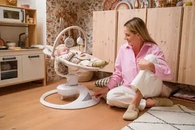 MoMi PEARL Elektrické houpátko béžové