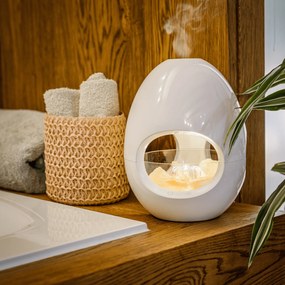 Aroma difuzér s himálajskou solí, bílé, SORBUS
