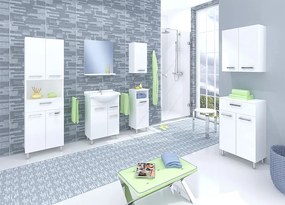 BPS-koupelny Koupelnová skříňka s keramickým umyvadlem Luka S 60