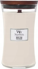 WoodWick vonná svíčka velká White Teak