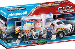 Stavebnice playmobil 70936 záchranná služba: us ambulance