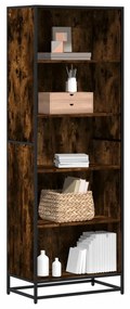 Knihovna kouřový dub 60 x 35 x 170,5 cm kompozitní dřevo 3300852