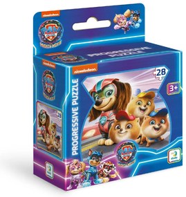 Puzzle Tlapková patrola/Paw Patrol 22x22cm 28 dílků v krabičce 10x13x5cm